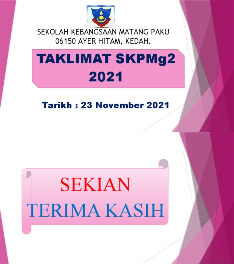 Slaid Powerpoint Taklimat SKPMg2 | PDF