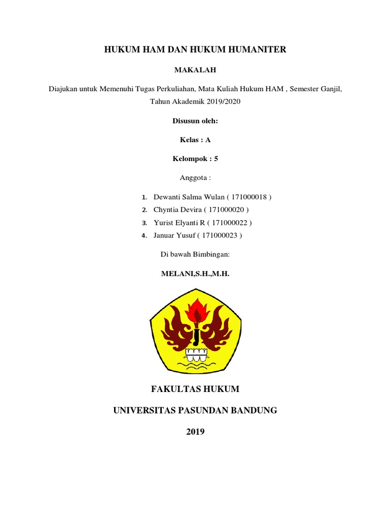 Hukum HAM dan Humaniter | PDF