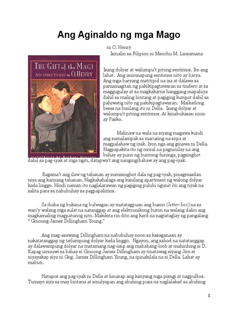 Ang Aginaldo NG Mga Mago | PDF