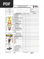 Check List Equipo de Elevacion | PDF