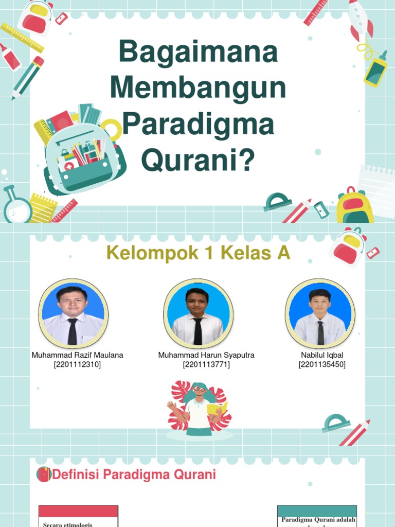 Membangun Paradigma Qurani dalam Kehidupan | PDF
