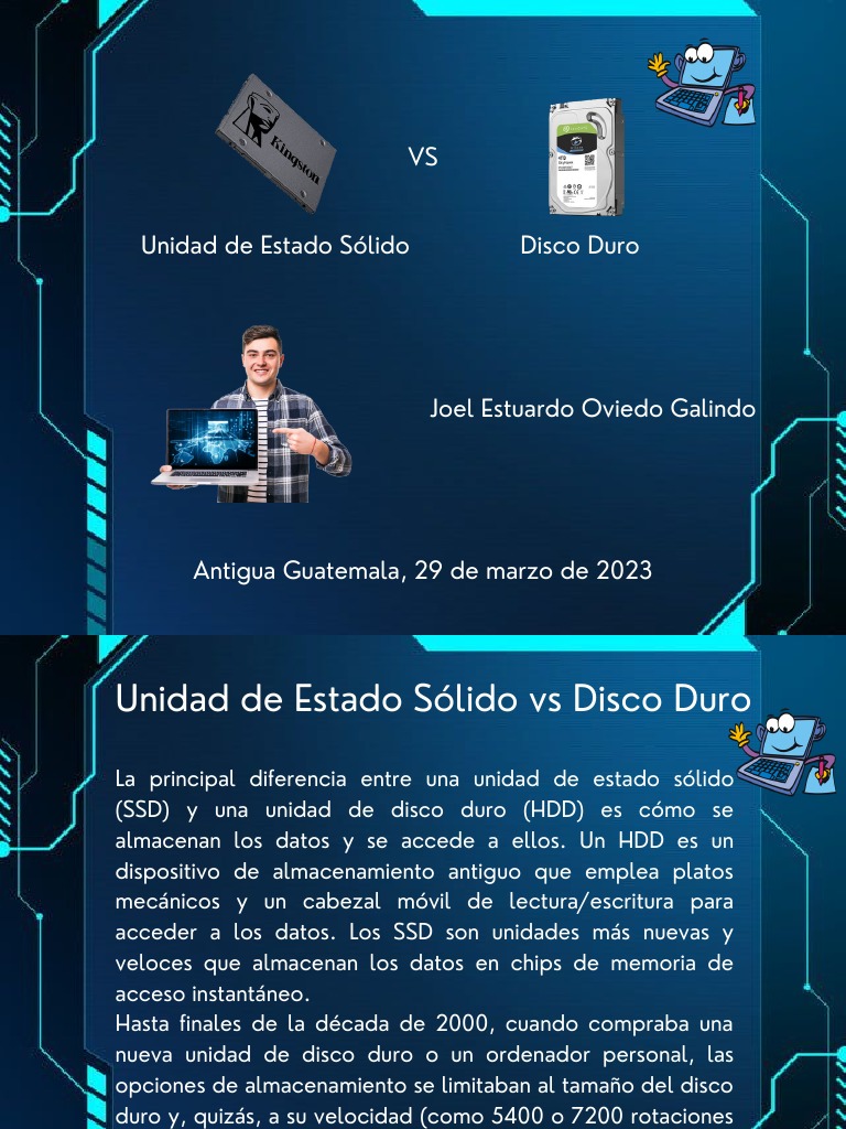 Unidad de Estado Solido Vs Disco Duro | Descargar gratis PDF | Disco duro | Unidad de estado sólido