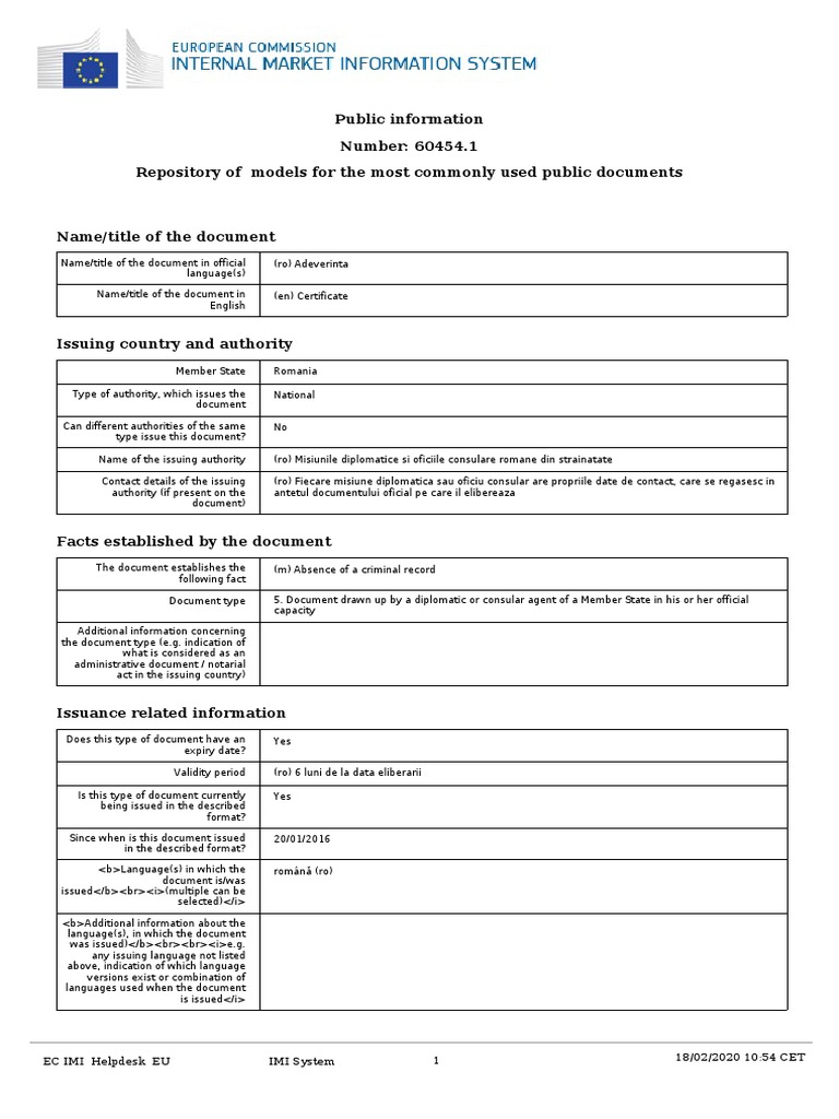 Repository of Models For The Most Commonly Used Public Documents | PDF ...