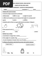 CLASS-3 MATHS Money WORKSHEET | PDF | Money | Cash