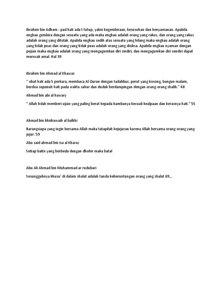 Ibrahim Bin Adham | PDF