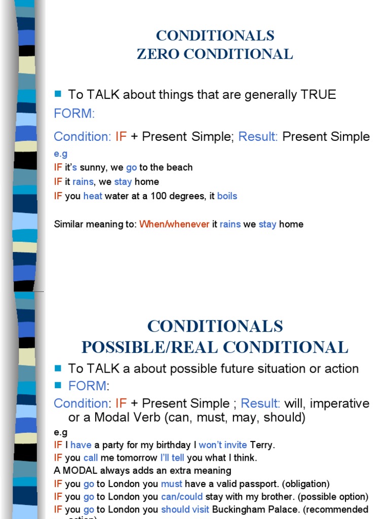 Understanding Conditional Sentences | PDF