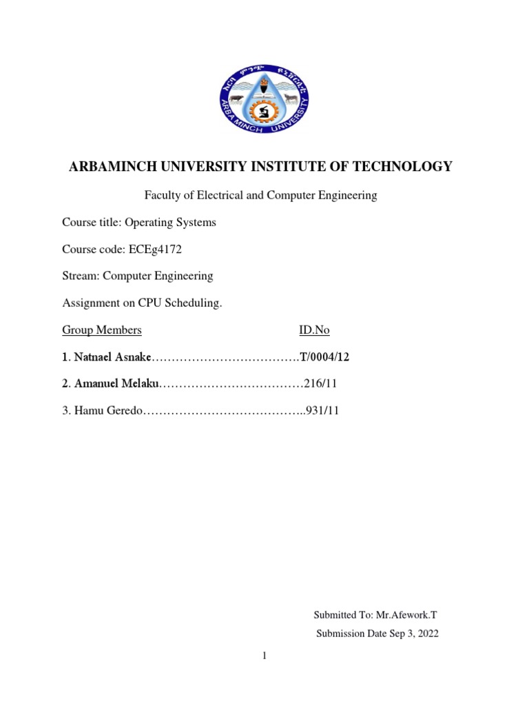 OS Assignment1 | PDF | Scheduling (Computing) | Process (Computing) OS Assignment1 | PDF | Scheduling (Computing) | Process (Computing)