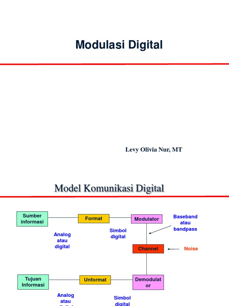 Modulasi Digital | PDF