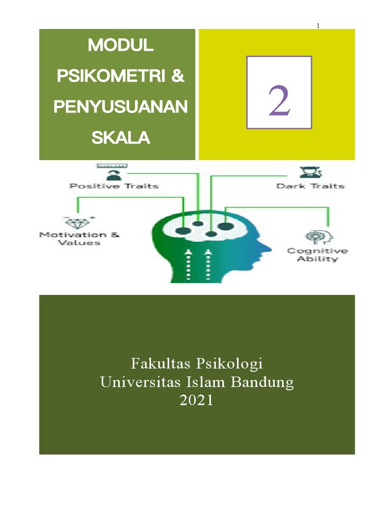 Modul Psikometri & Penyusuanan Skala Psikologi: Fakultas Psikologi ...