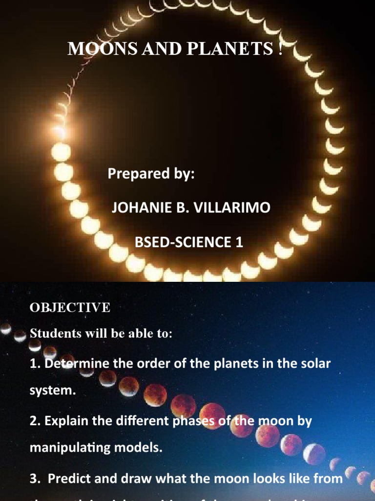 Moons and Planets in the Solar System | PDF | Natural Satellite | Planets