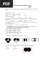 Summative Test 4 Gen Math 2021 22 | PDF | Exponential Function | Equations