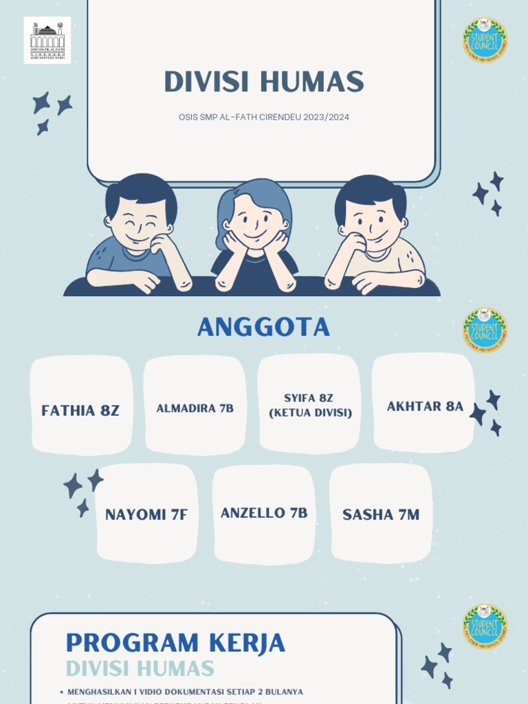 Contoh Program Kerja Divisi Humas | PDF