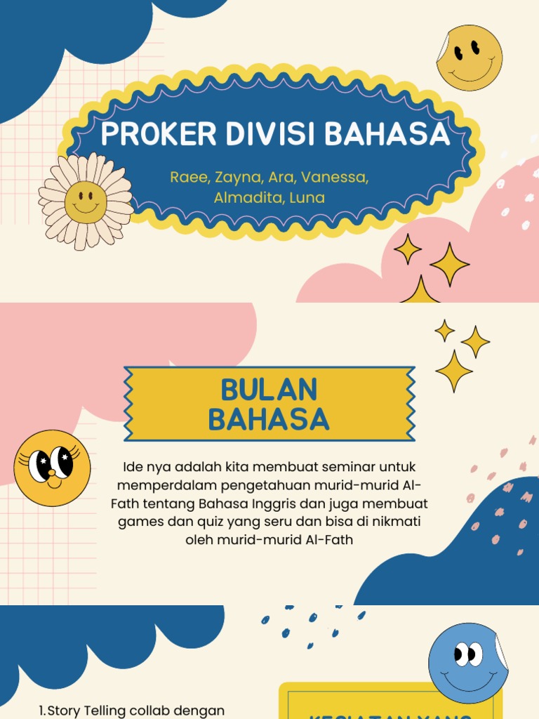 Proker Osis Divisi Bahasa 2023 | PDF