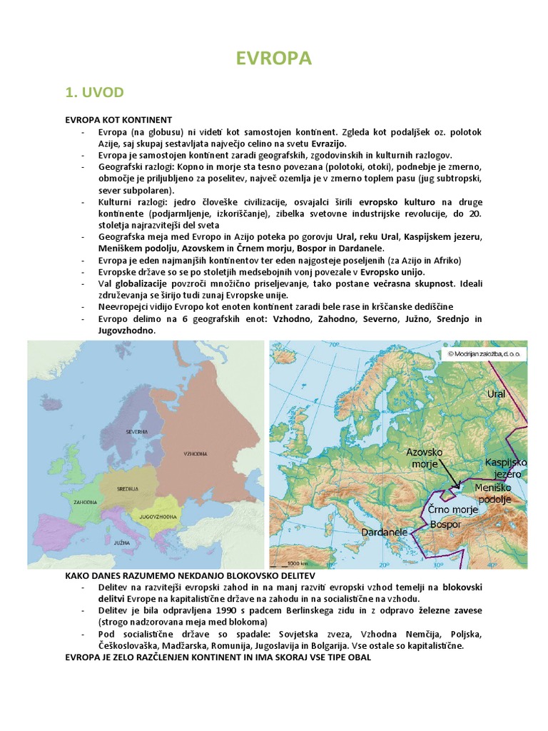 Geo Sno Evropa 32 Celotna Snov | PDF