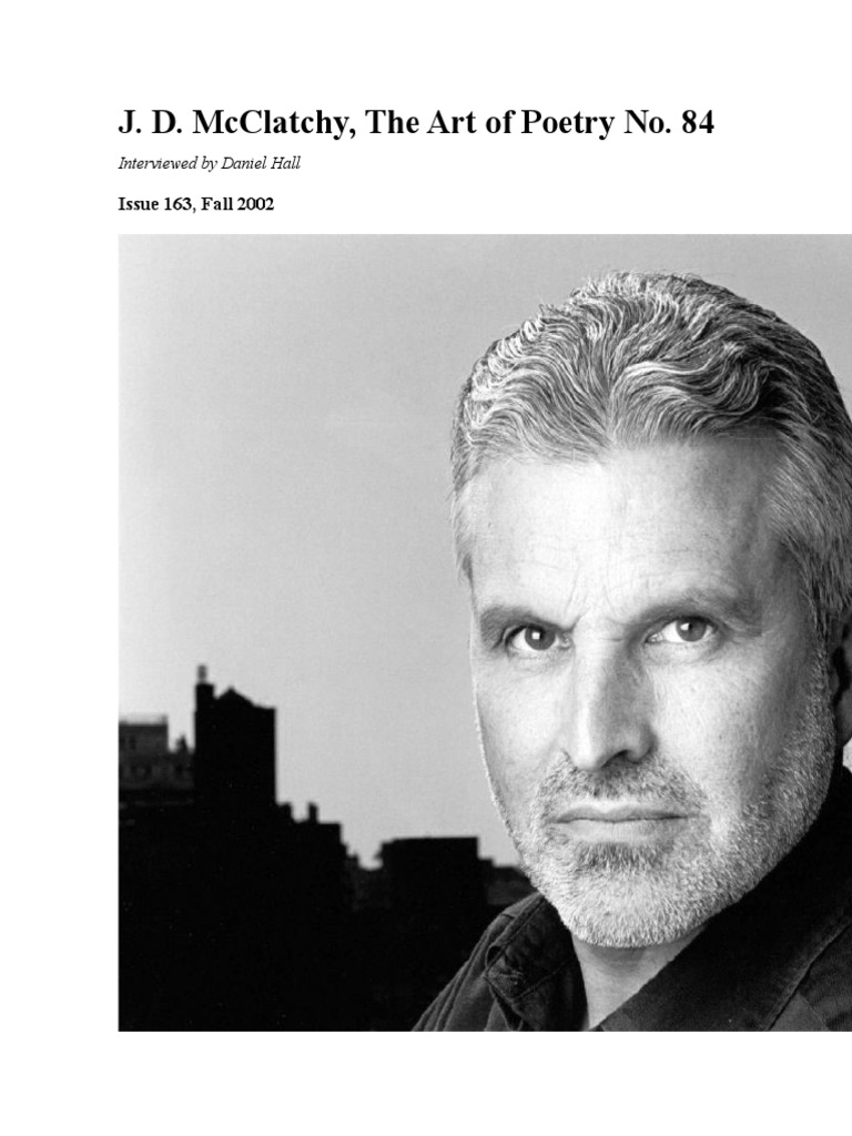 J. D. McClatchy Paris Review | PDF | Poetry | Ludwig Van Beethoven