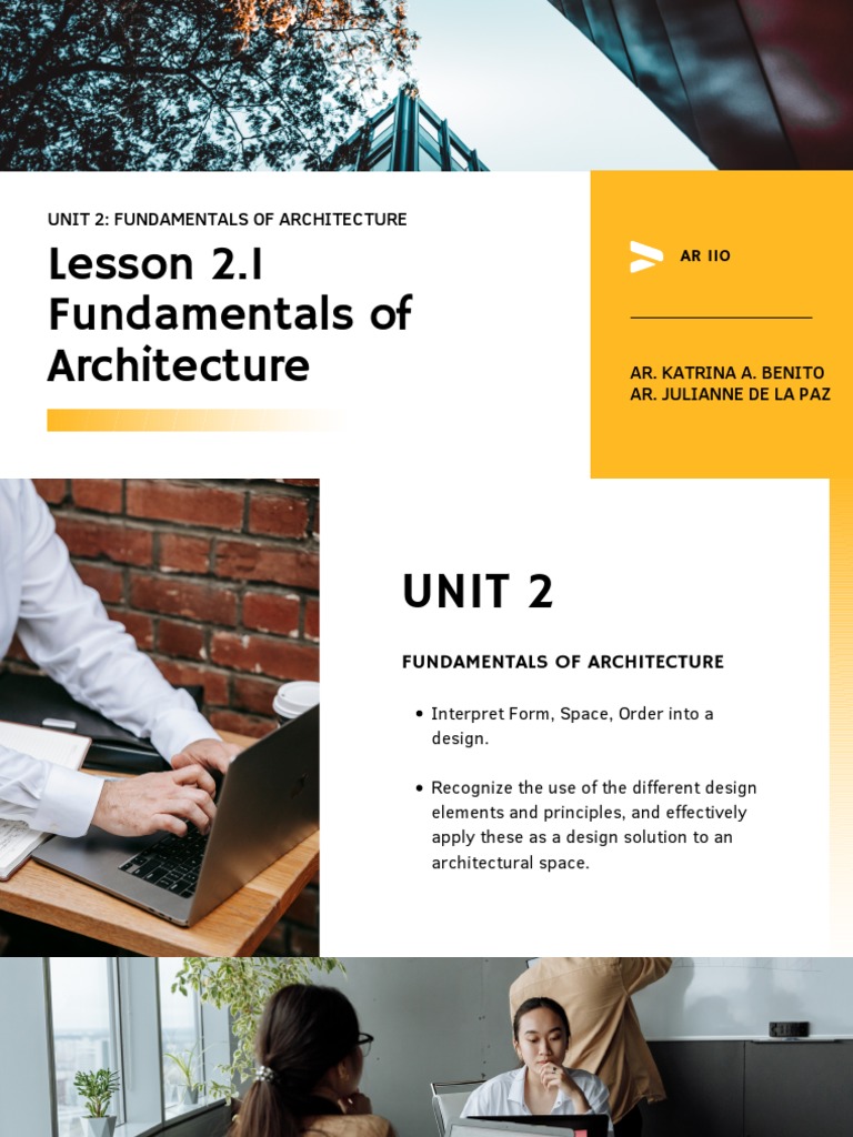 Unit 2: Fundamentals of Architecture | PDF | Space | Geometry