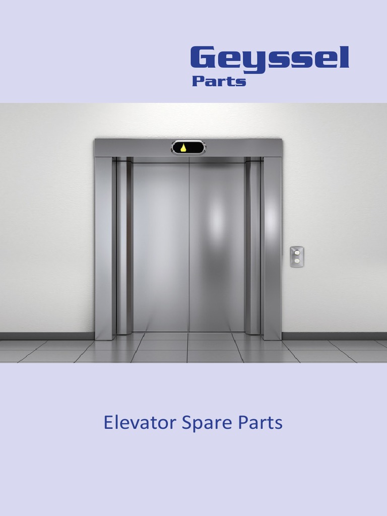 Elevator Spare Parts Catalog Overview | PDF | Relay | Elevator
