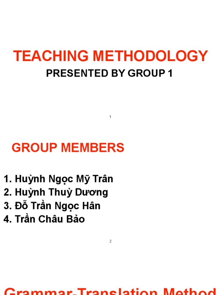 Grammar-Translation vs Direct Method | PDF | Second Language ...