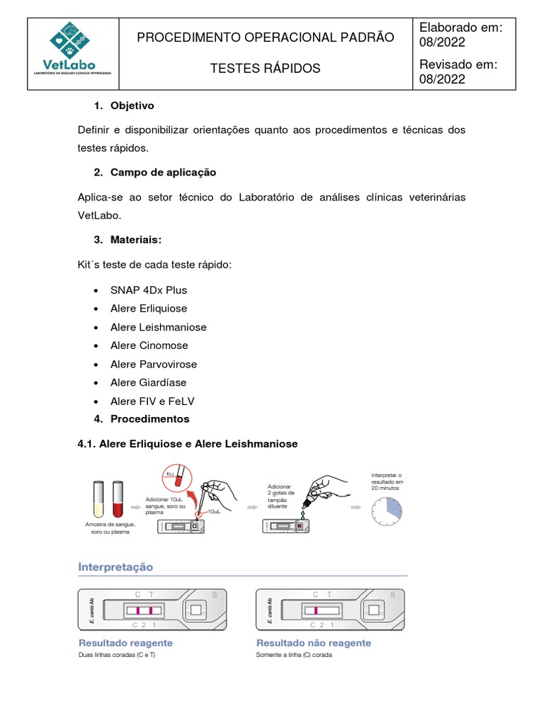 Pop Testes Rapidos | PDF
