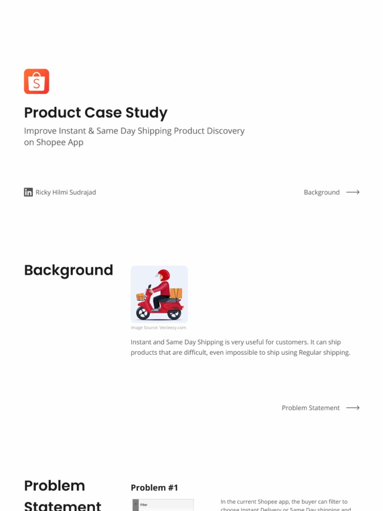 Case Study - Improve Product Discovery On Shopee App | PDF