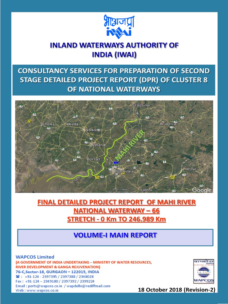 Mahi River National Waterway DPR Report | PDF | Environmental ...