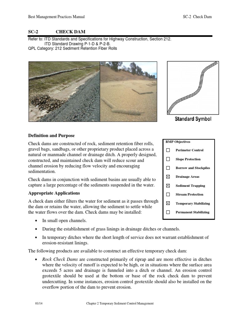 SC-2 Check Dam | PDF | Dam | Environment