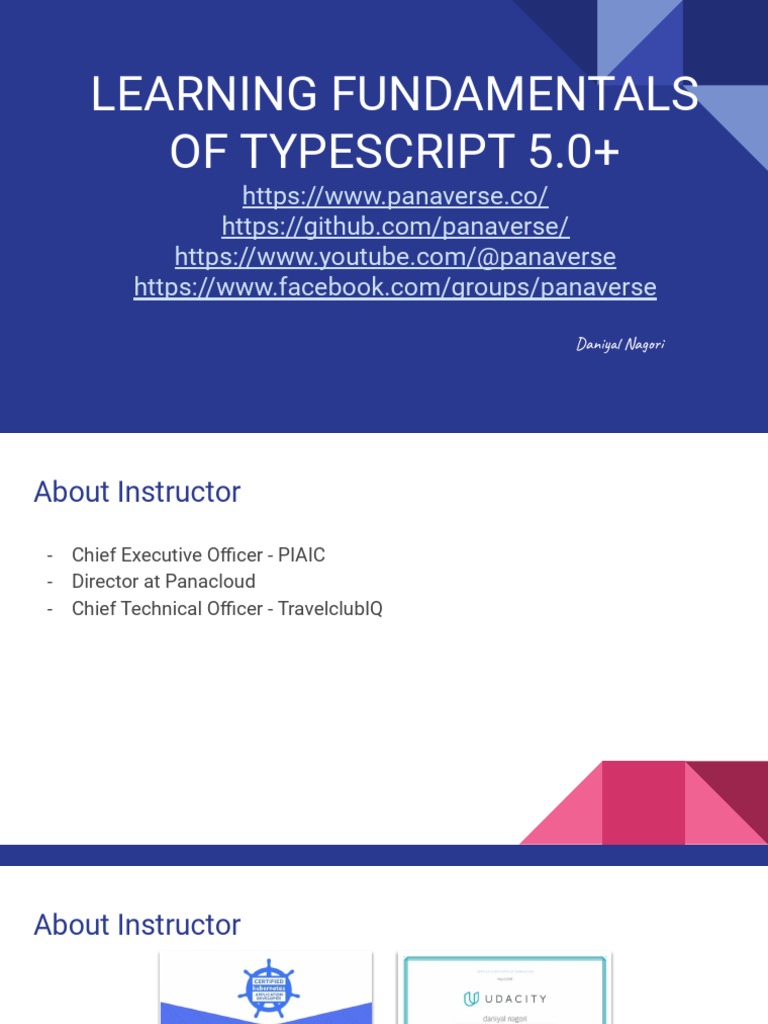 Learning Typescript Fudamentals | PDF | Programming Paradigms | Information Technology Management