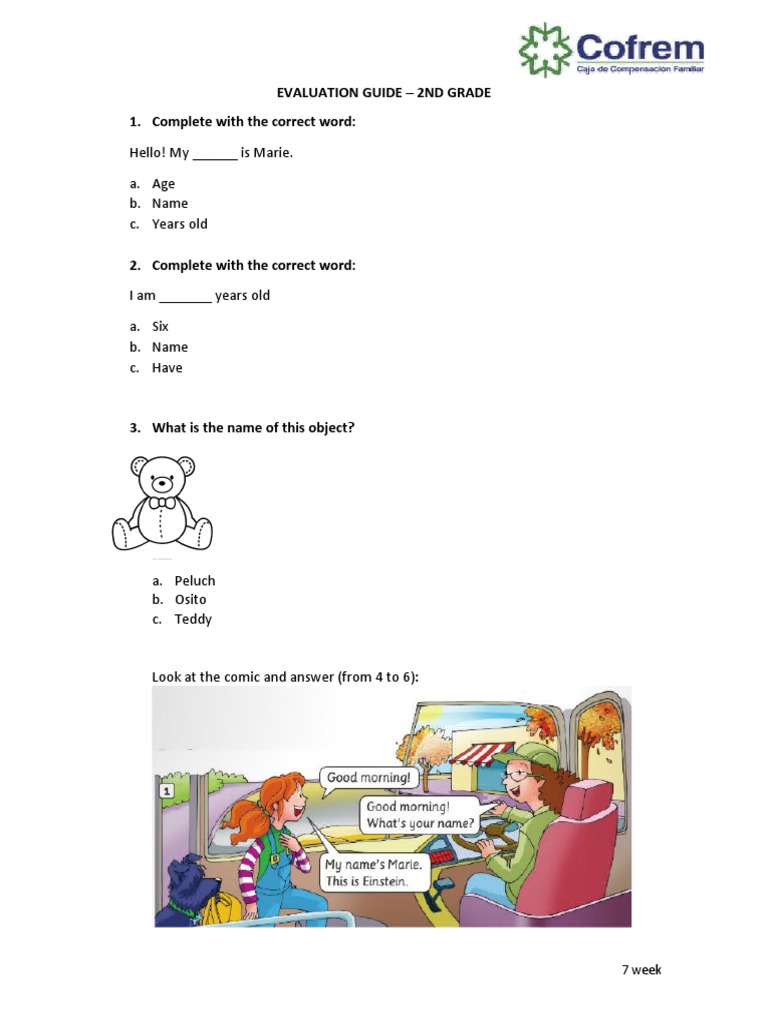 EVALUATION GUIDE - 2nd | PDF