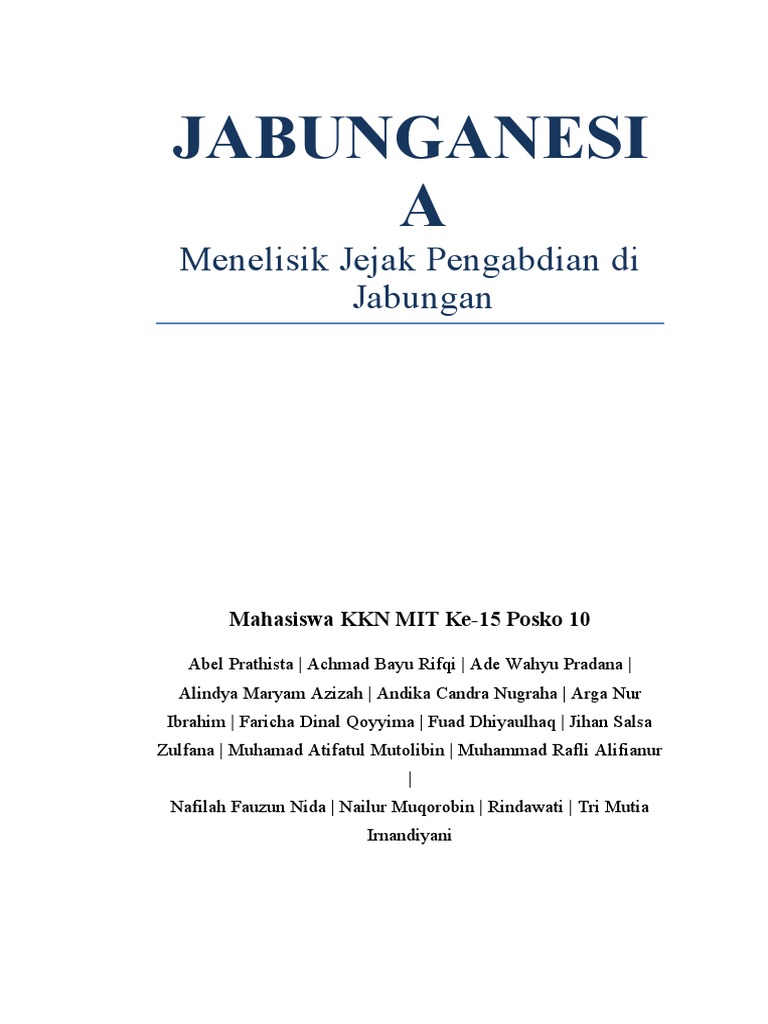 KKN 10 - Bunga Rampai Fix | PDF