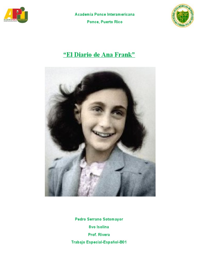 Ana Frank | PDF | Narración