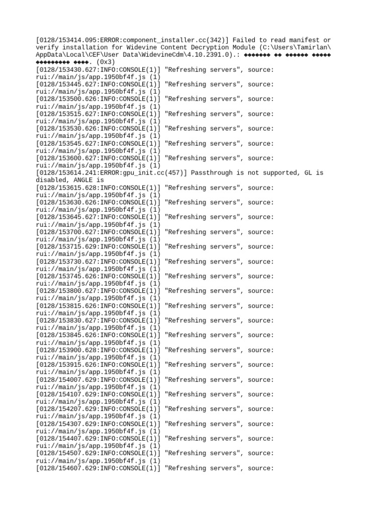 Cef Launcher Logs | Download Free PDF | Computer Engineering | Cyberspace