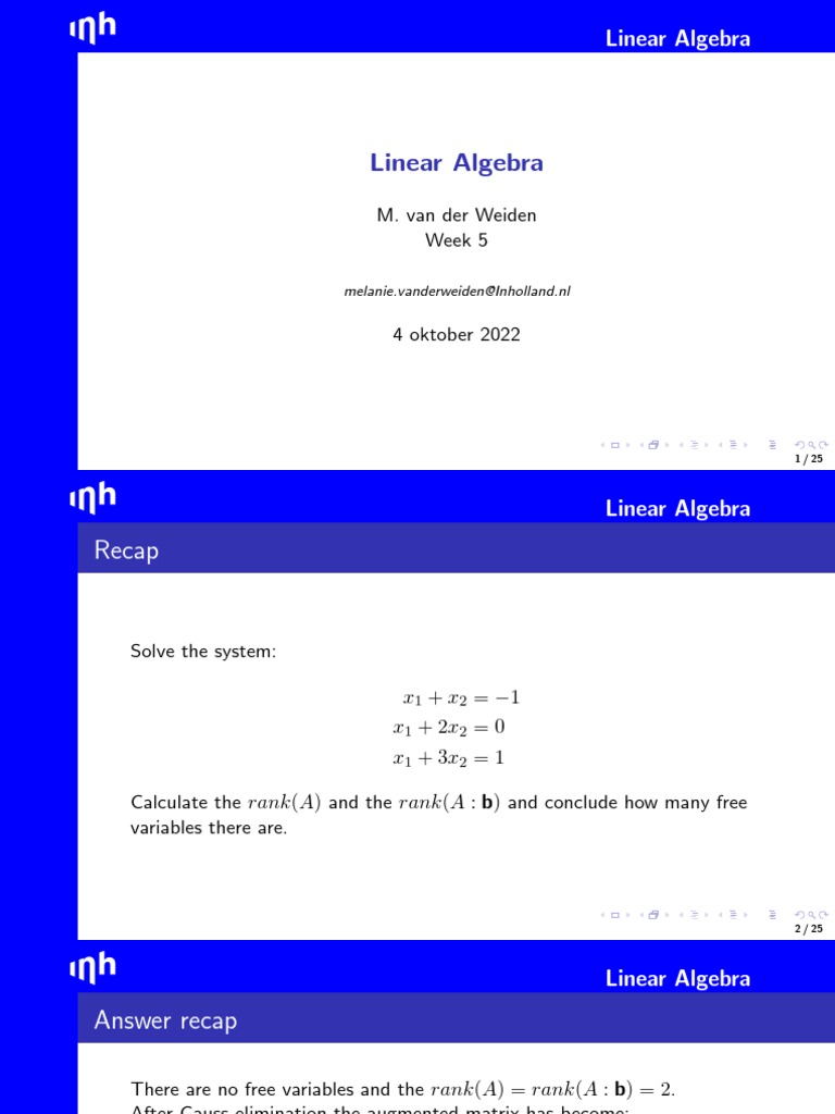 Linear Algebra | Download Free PDF | Eigenvalues And Eigenvectors | Matrix (Mathematics)