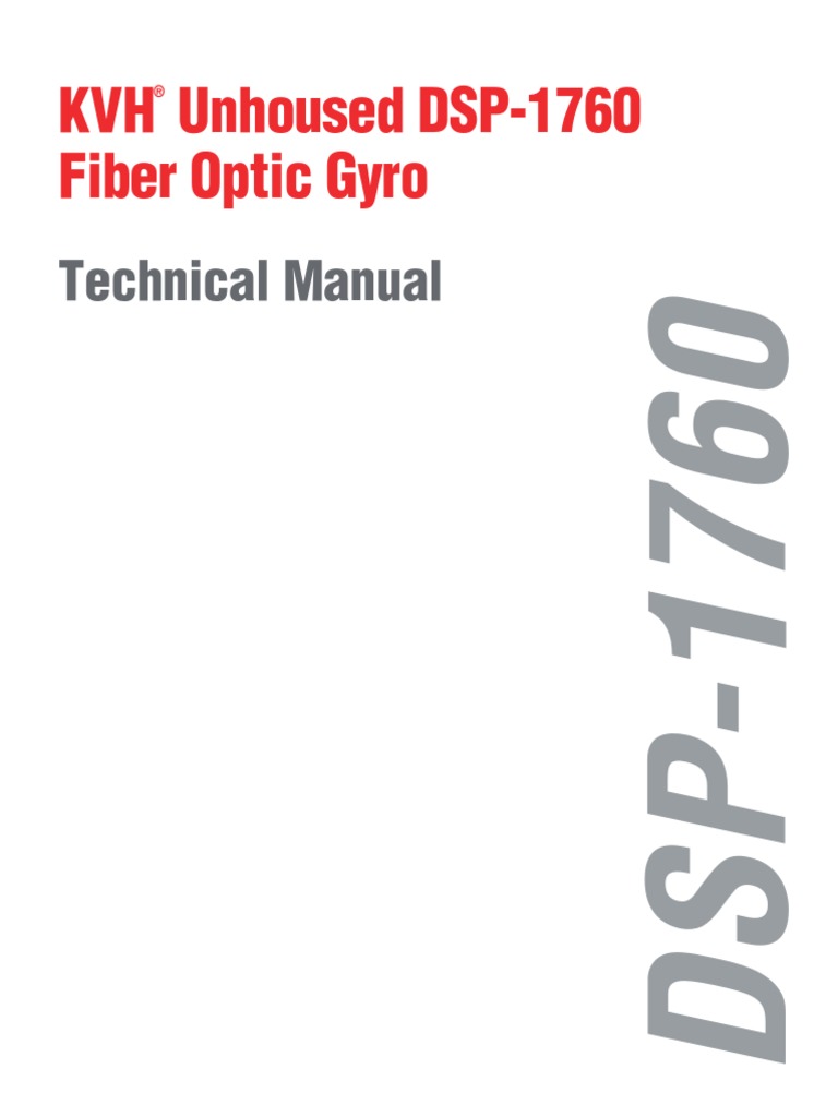 DSP-1760 Gyro - KVH | PDF | Electrical Connector | Printed Circuit Board