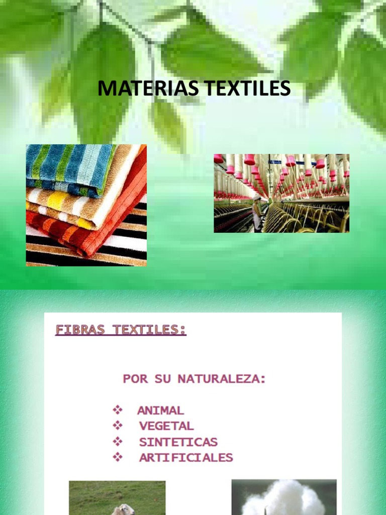 Capitulos 50a 55 Textiles | PDF