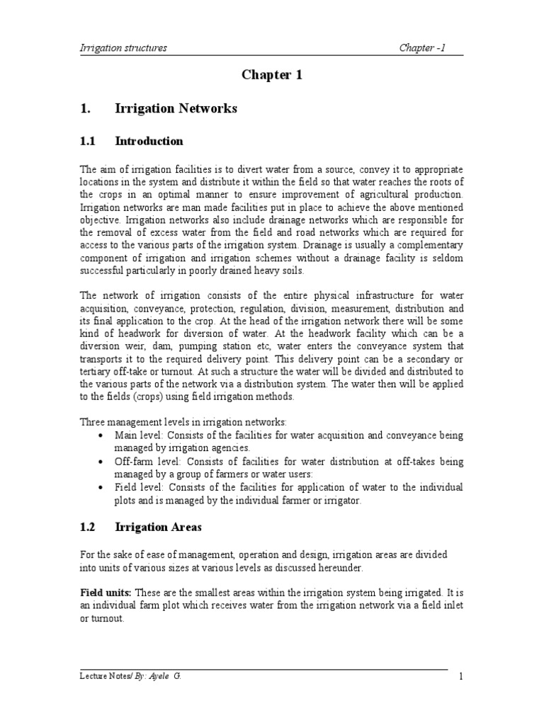 Chapter 1 Flow Control Download Free Pdf Irrigation Dam