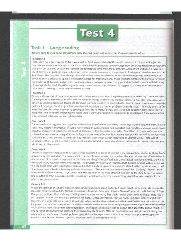 ISE III Test 4 | PDF