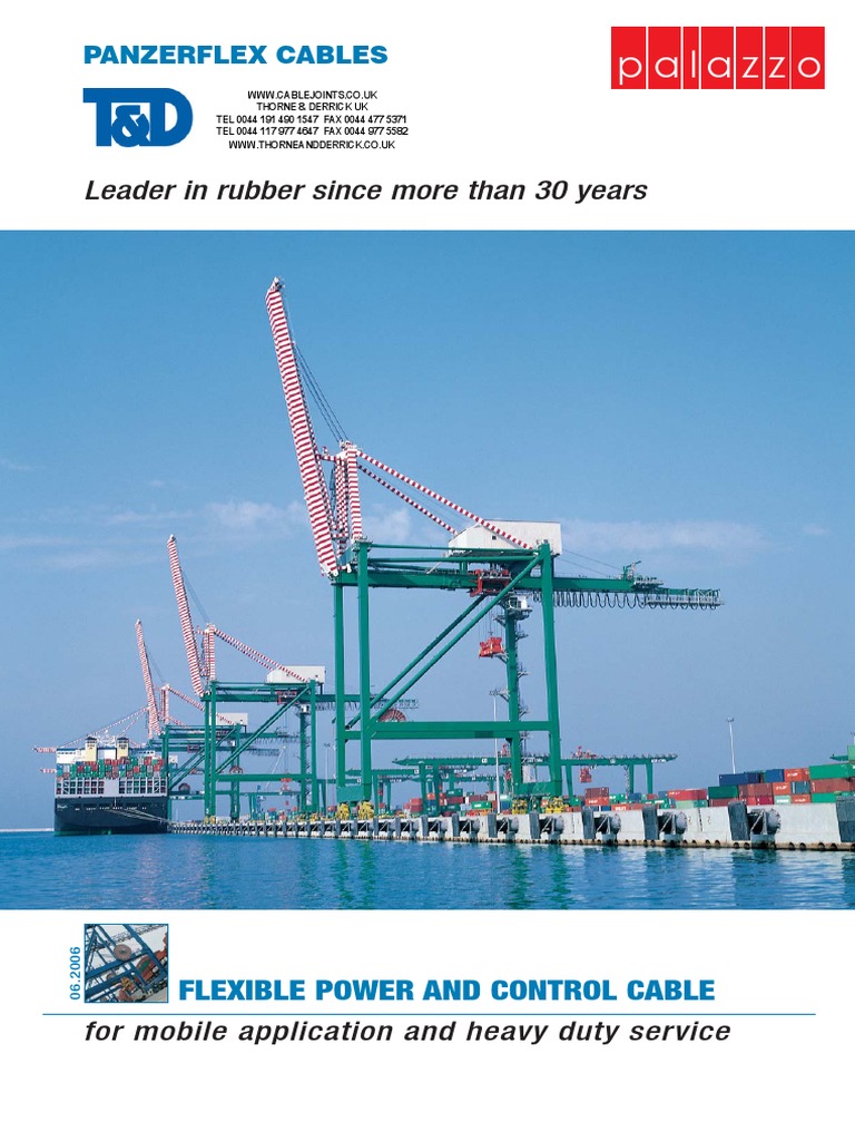 Panzerflex LV HV Flexible Power & Control Cable Catalogue | PDF ...