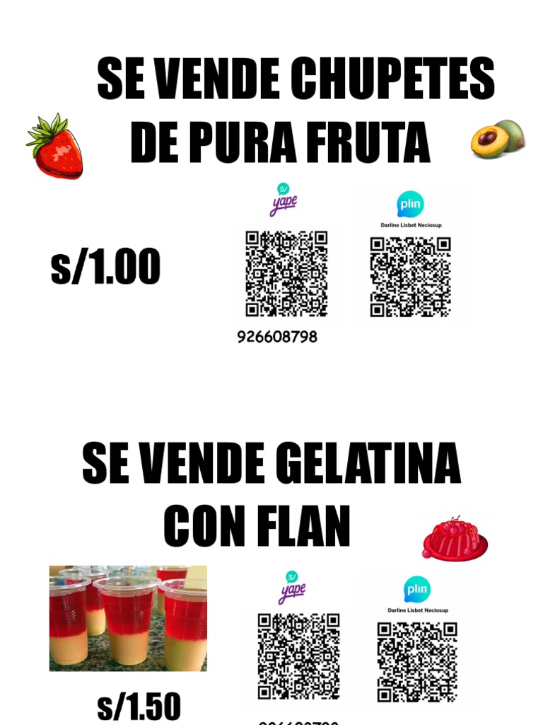 SE VENDE CHUPS DE PURA FRUTA | PDF