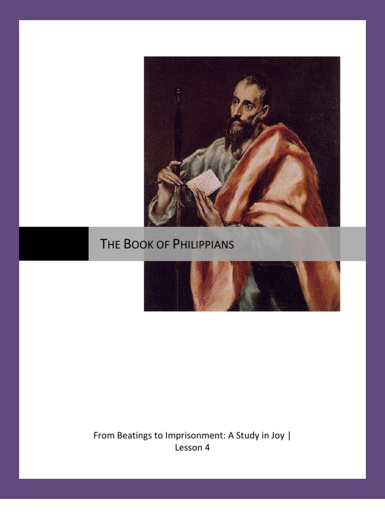 Philippians Bible Study Lesson 4 | PDF | Epistle To The Philippians ...