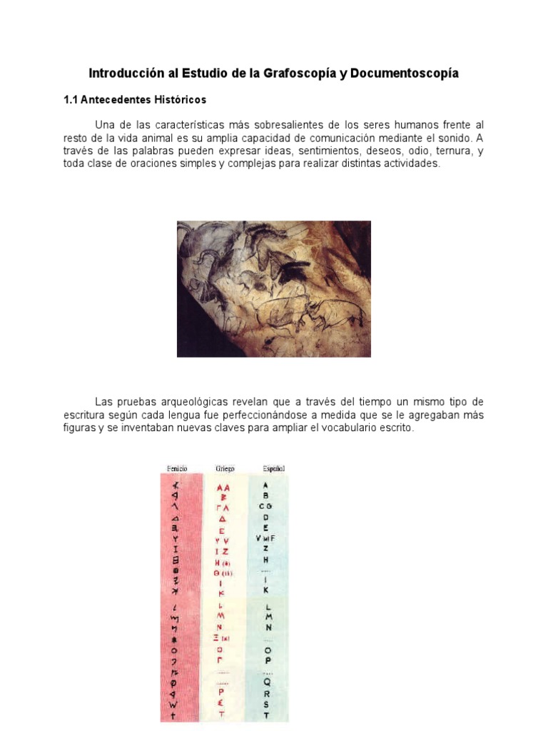 Introducción A La Grafoscopía Y Documentoscopía Pdf Hemisferio