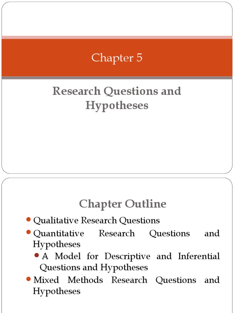 Chapter 5 | PDF | Quantitative Research | Hypothesis