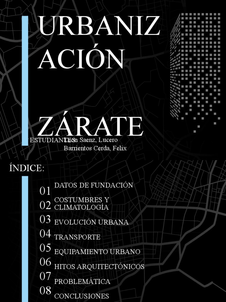Urbaniz Ación Zárate: Leon Saenz, Lucero Barrientos Cerda, Felix ...