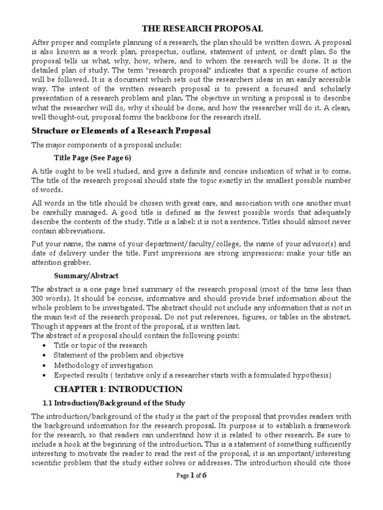 Research Proposal | PDF | Sampling (Statistics) | Hypothesis
