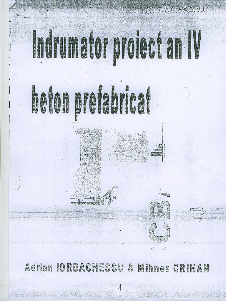 Indrumator Beton An IV | PDF