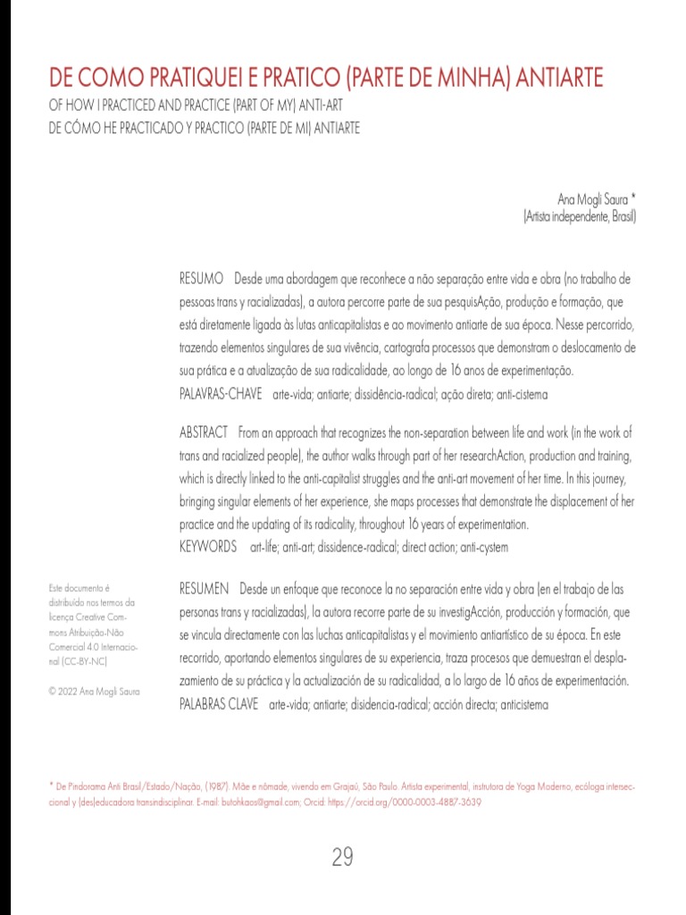 54881-Texto Do Artigo-191728-1-10-20220626 | PDF | Tempo | Anarquismo