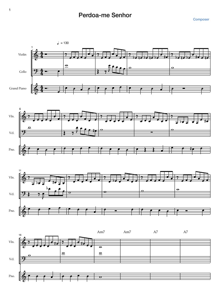Perdoa-Me Senhor | PDF | Box Zithers | String Instruments