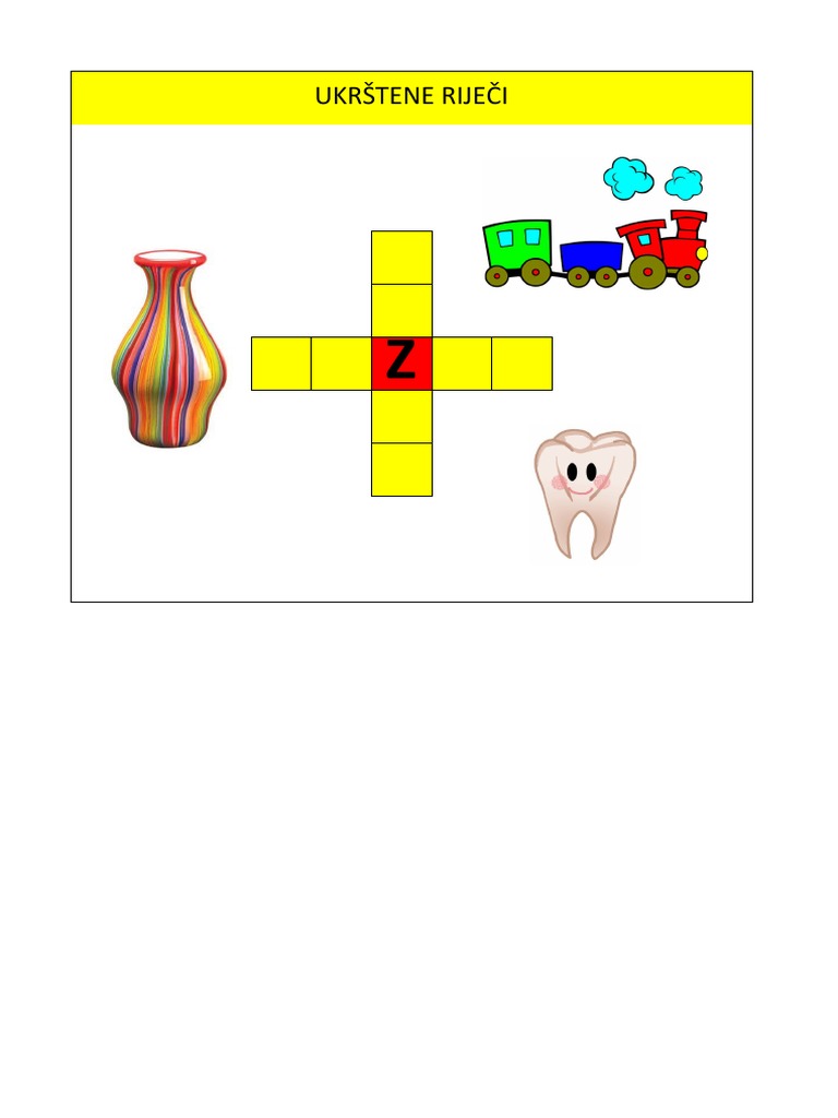 Ukrstenica 1 Razred | PDF