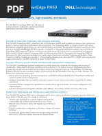 Poweredge r470 Spec Sheet | PDF | Data Center | Scalability