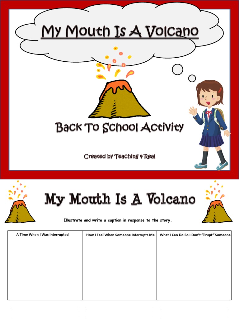 My Mouth Is A Volcano Lesson Plan | PDF