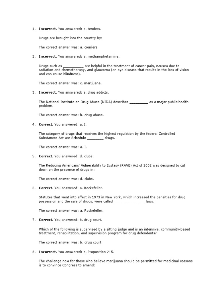 Anf MCQS | PDF | Psychoactive Drugs | Drugs
